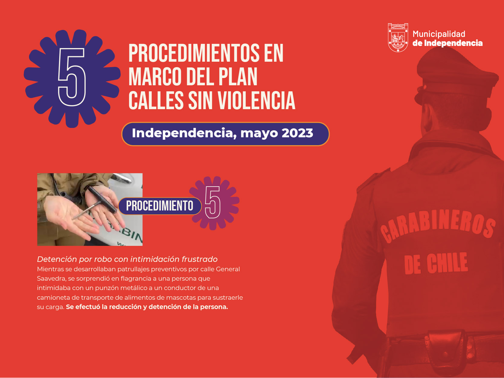 Conoce 5 procedimientos exitosos del Plan Calles Sin Violencia ...