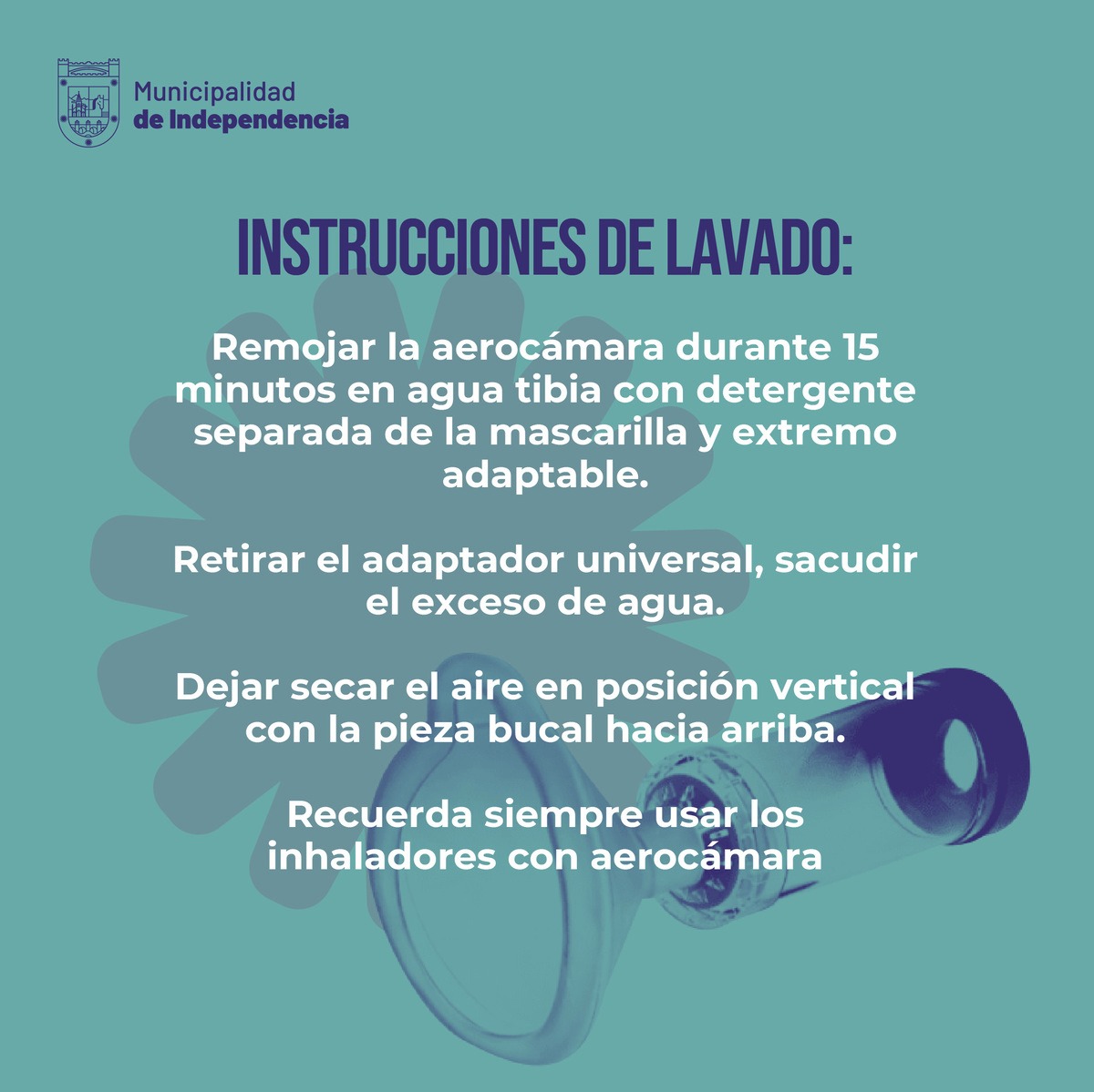 Aprende a usar el inhalador en lactantes y menores de 3 años ...